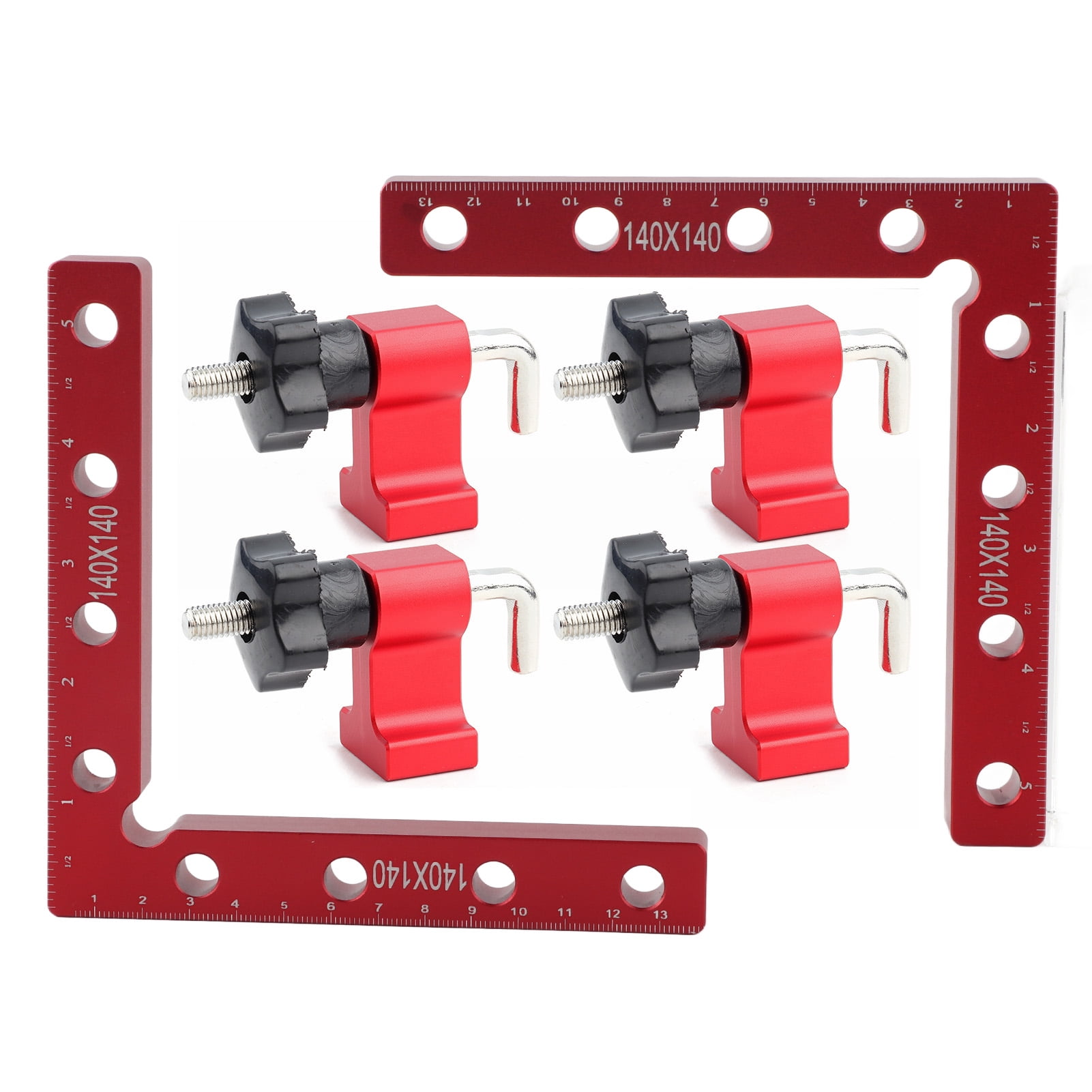 90° Right Angle Positioning Tool - 140x140mm Panel Fixing Clamp ...