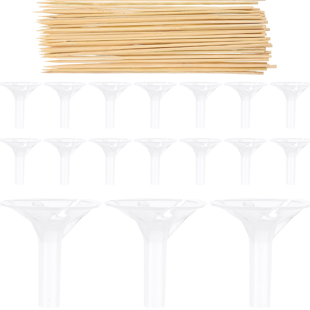 90 Sets Chocolate Wrappers Holder Candy Truffle Wrappers and Bamboo ...