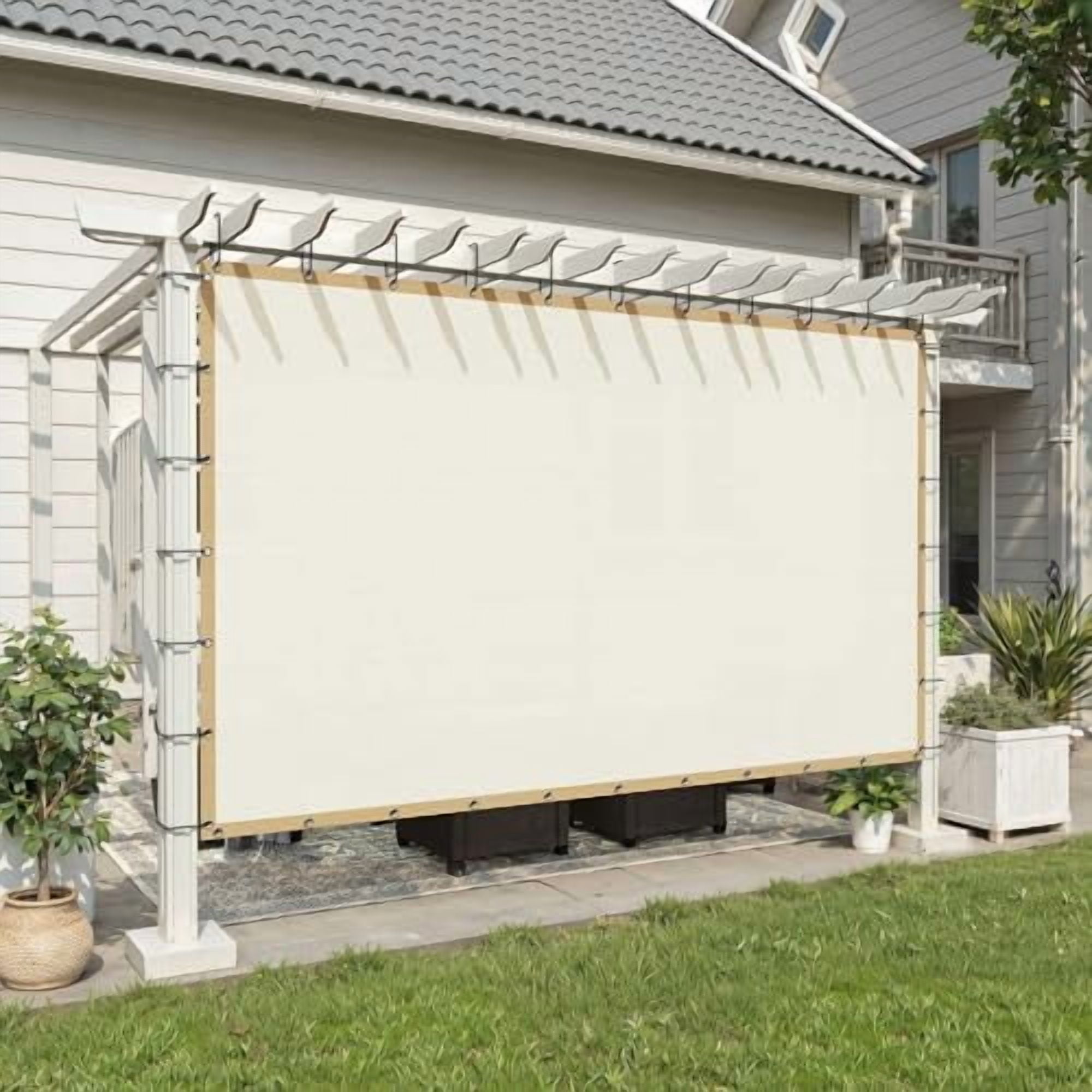 90% Shade Cloth 3×15 FT with Grommets, Outdoor Sun Shade Cloth UV Block ...