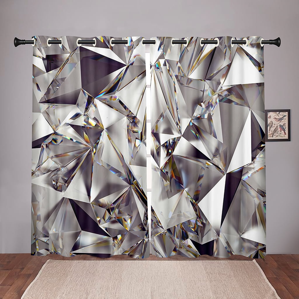 90% Shading Thick Glossy Luxury Texture Surface BlinkBlackout Window Curtains For Bedroom Living ...