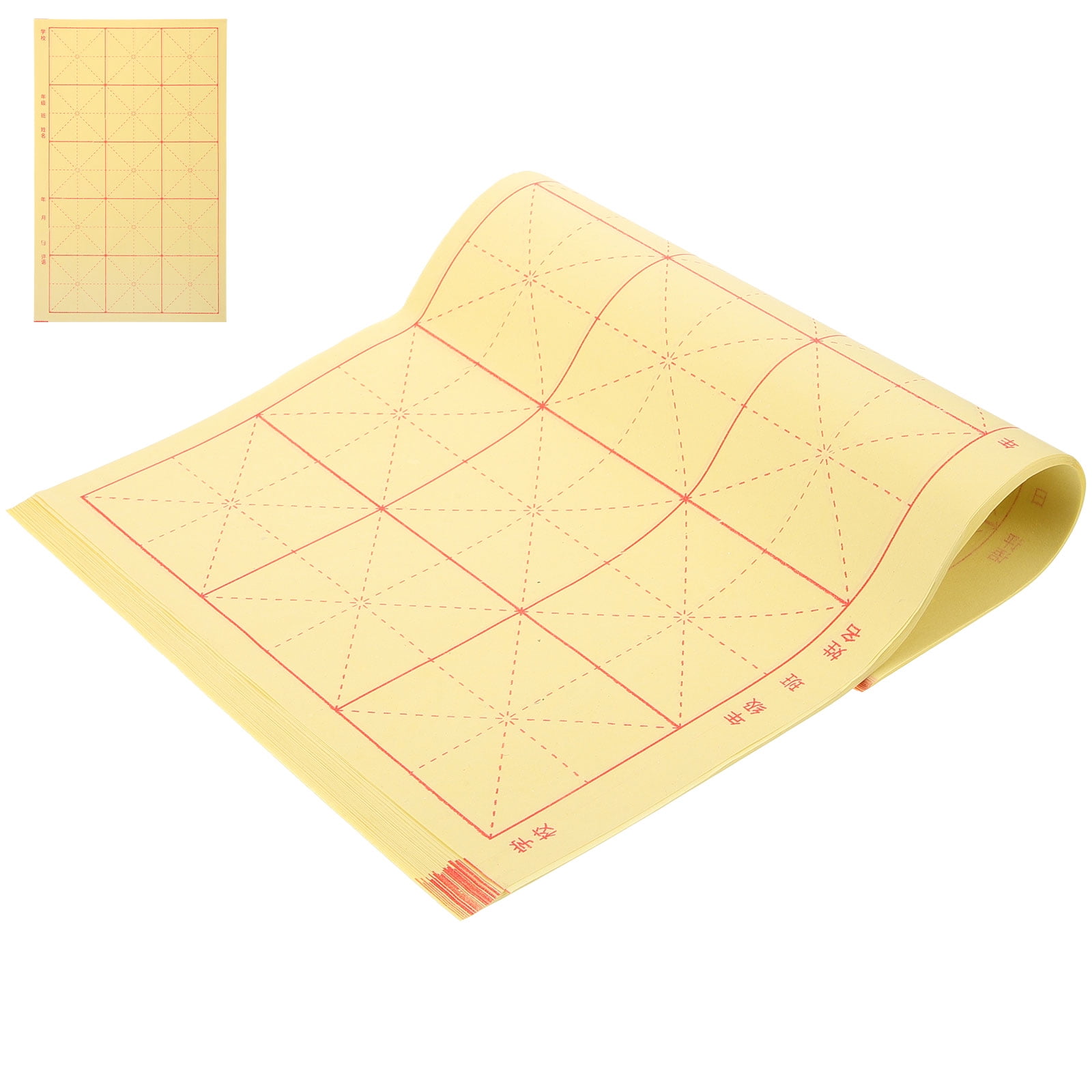 90 Sheets Calligraphy Paper Chinese Calligraphy Practice Paper Writing ...