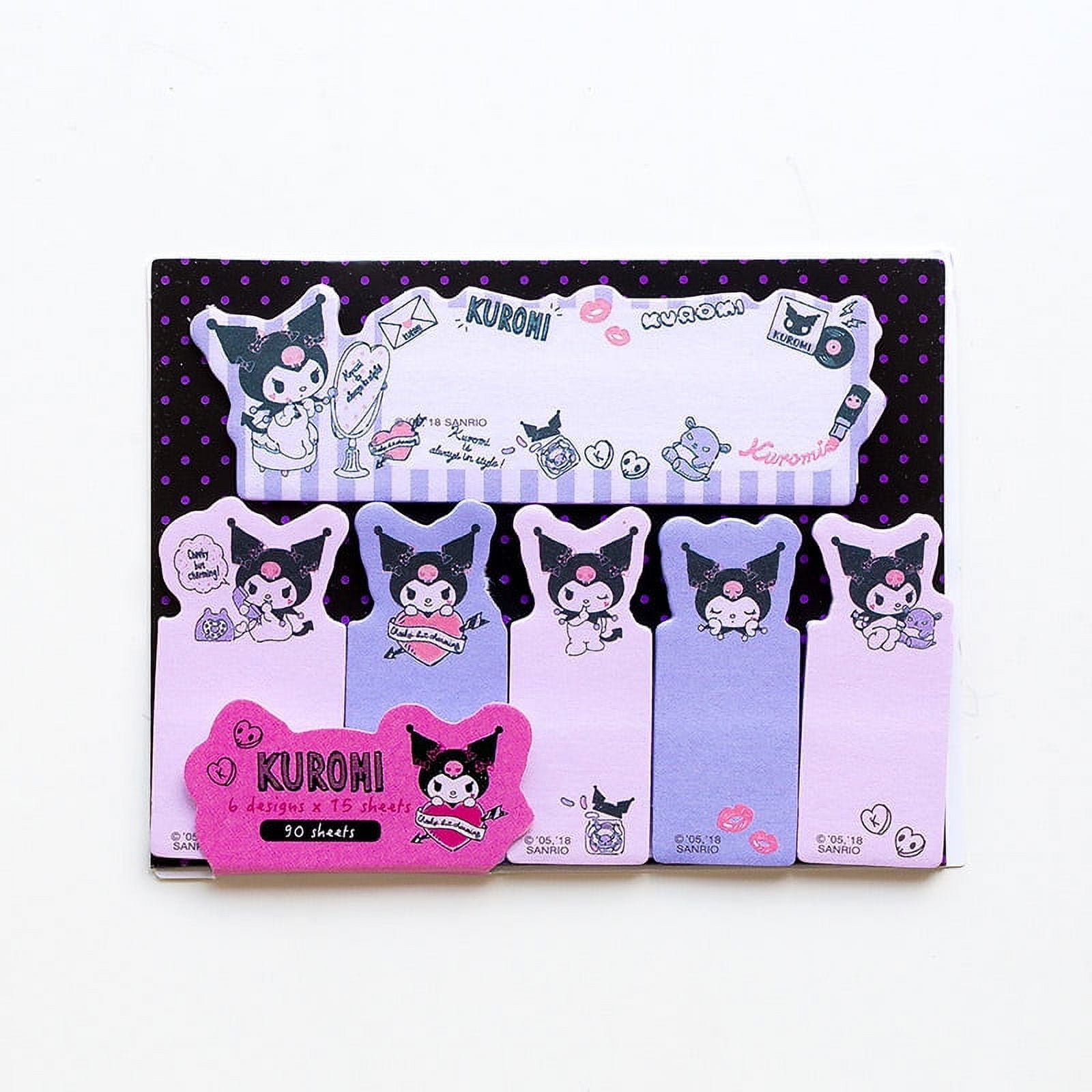 90 Sheets Sanrio Cute Anime Hello Kitty Memo Pad Sticky Notes Office ...