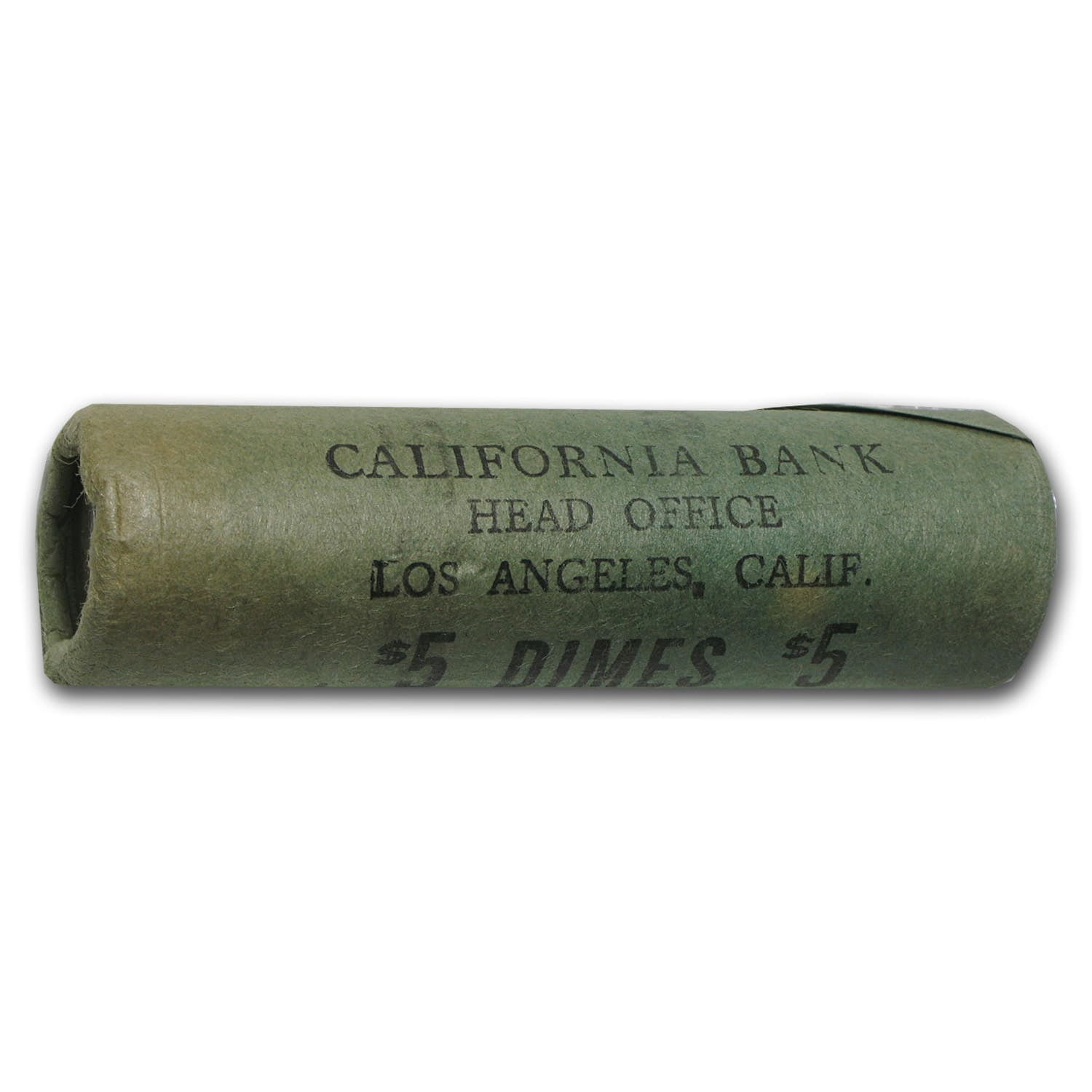 90% Silver Roosevelt Dimes 50-Coin Roll BU (Bank Wrapped) - Walmart.com