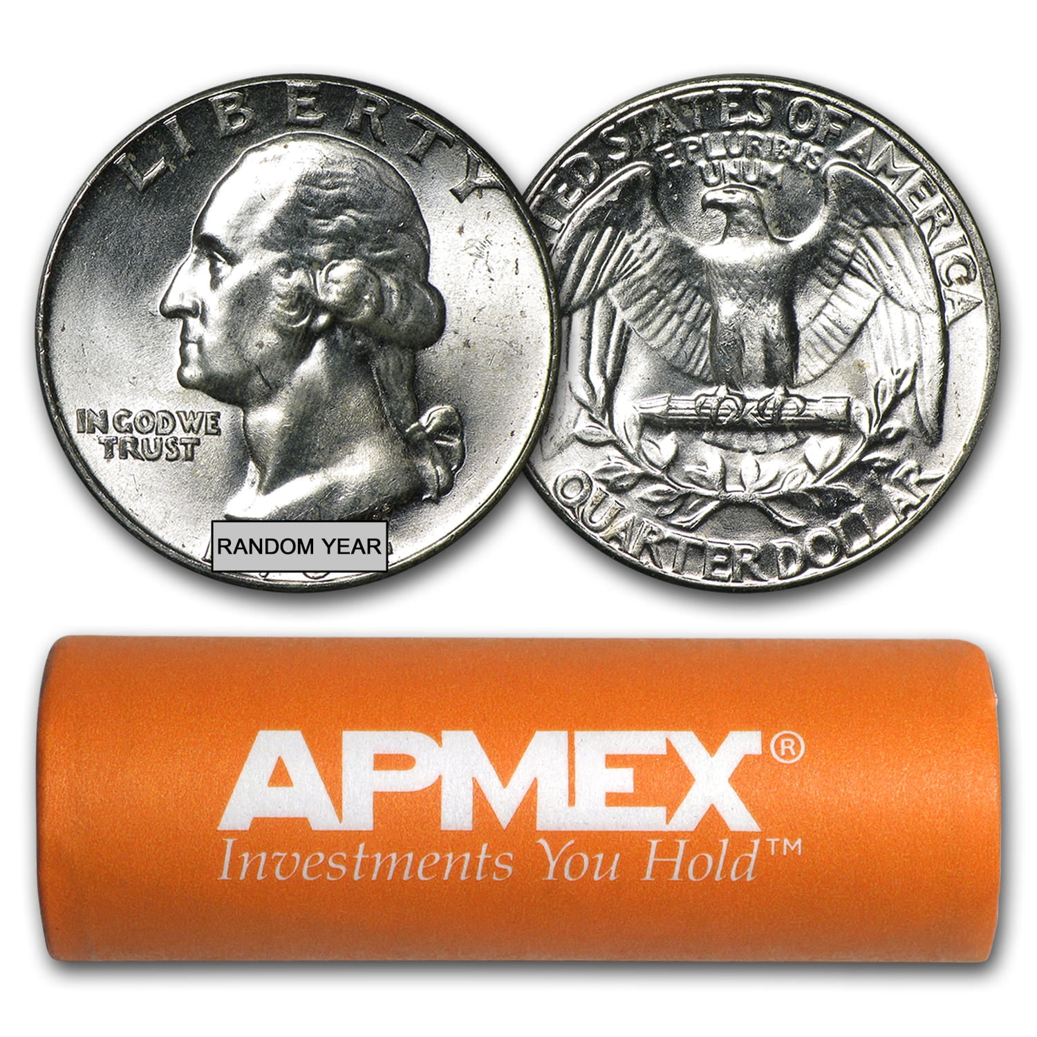 U.S. Mint Collectible Value: 90% Silver Washington Quarters 40-Coin ...