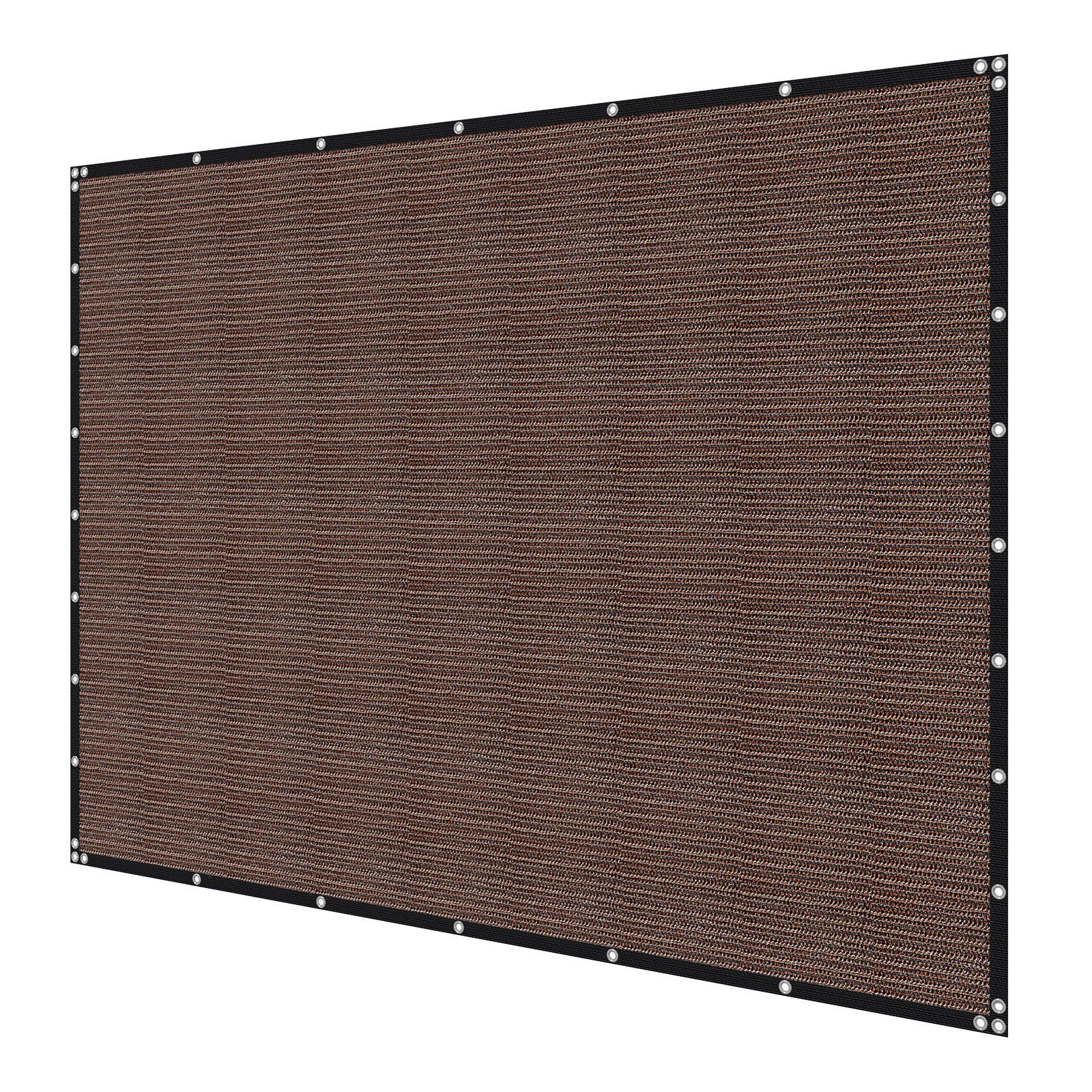 90% Sun Shade Cloth 8 x 12 ft Pergola Shade Cover with Stainless Steel ...