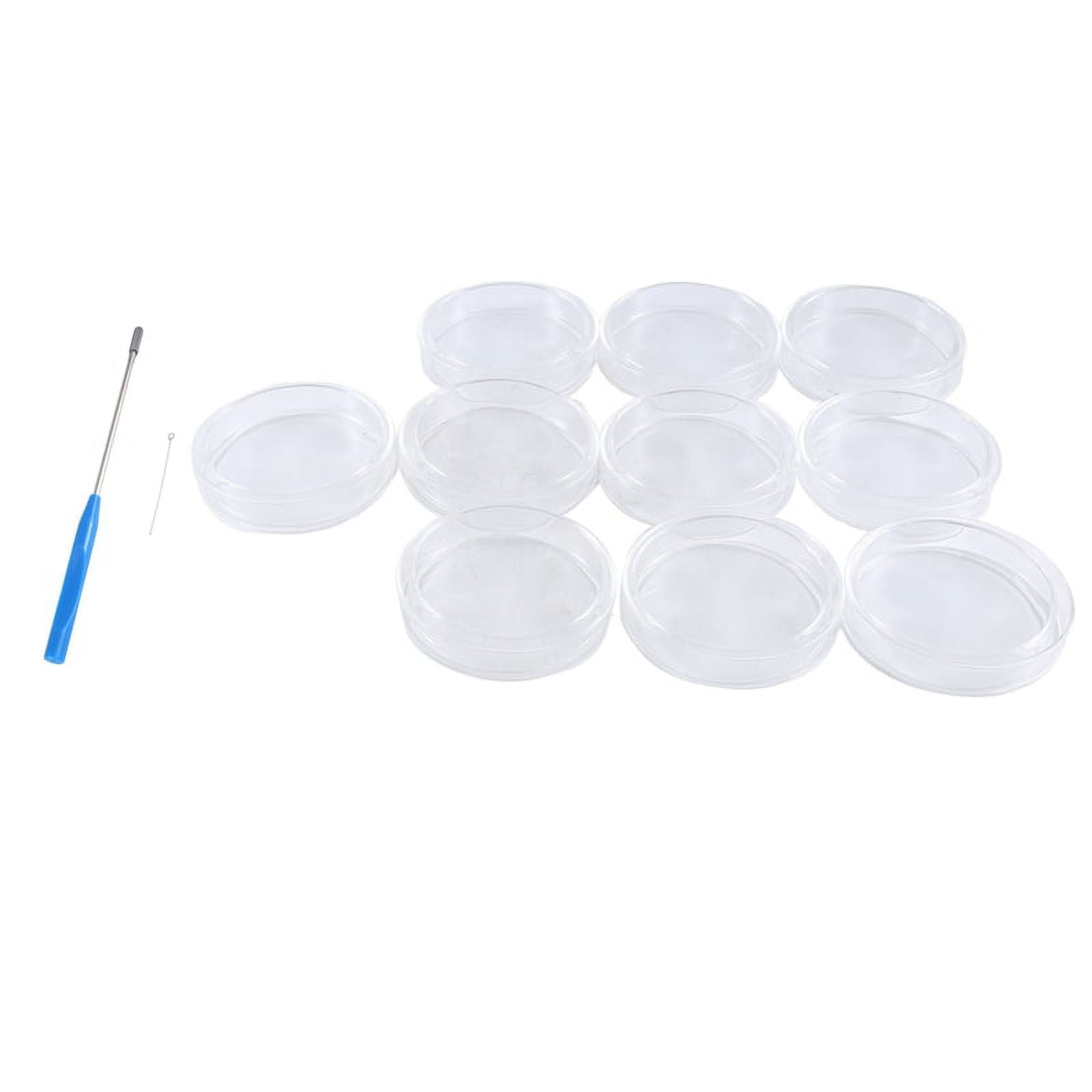 90 mm Glass Dishes, 10 Pcs Autoclavable Lab Plates - Walmart.com