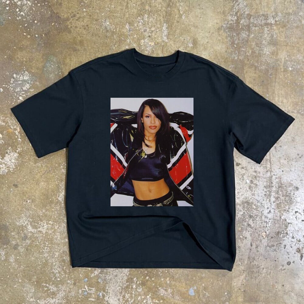 90's Hip Hop Graphic T-shirt - Aaliyah T-shirt - Unisex - Classic Fit ...