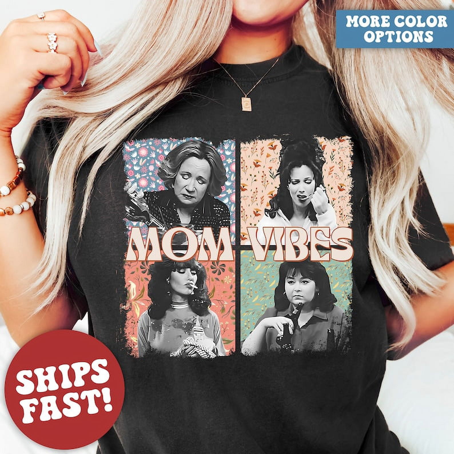 90’s Mom Vibes Shirt, Funny Mom Life Shirt, Trendy Funny Mom T-Shirt, Retro Mother Shirts ...