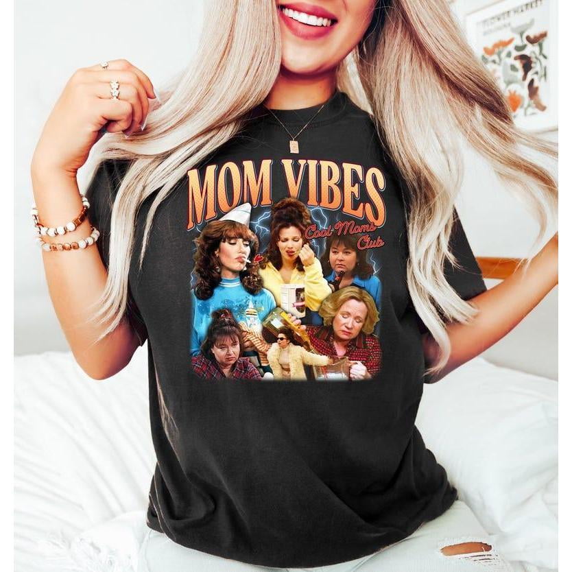 90’s Mom Vibes Shirt, Funny Mom Life Shirt, Trendy Funny Mom T-Shirt, Retro Mother Shirts ...