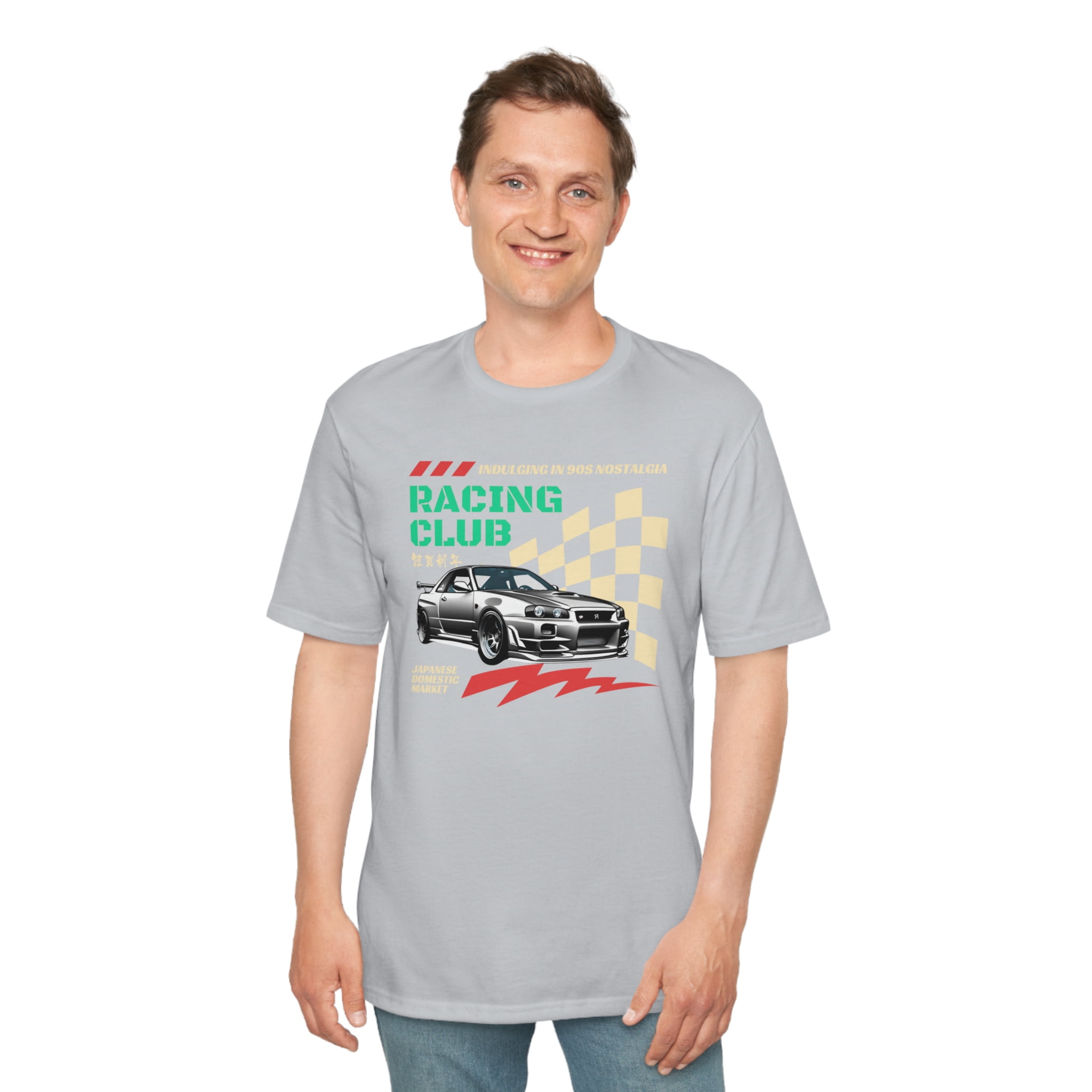 90's Nostalgia JDM Skyline T-Shirt - Racing Club Tee - Walmart.com