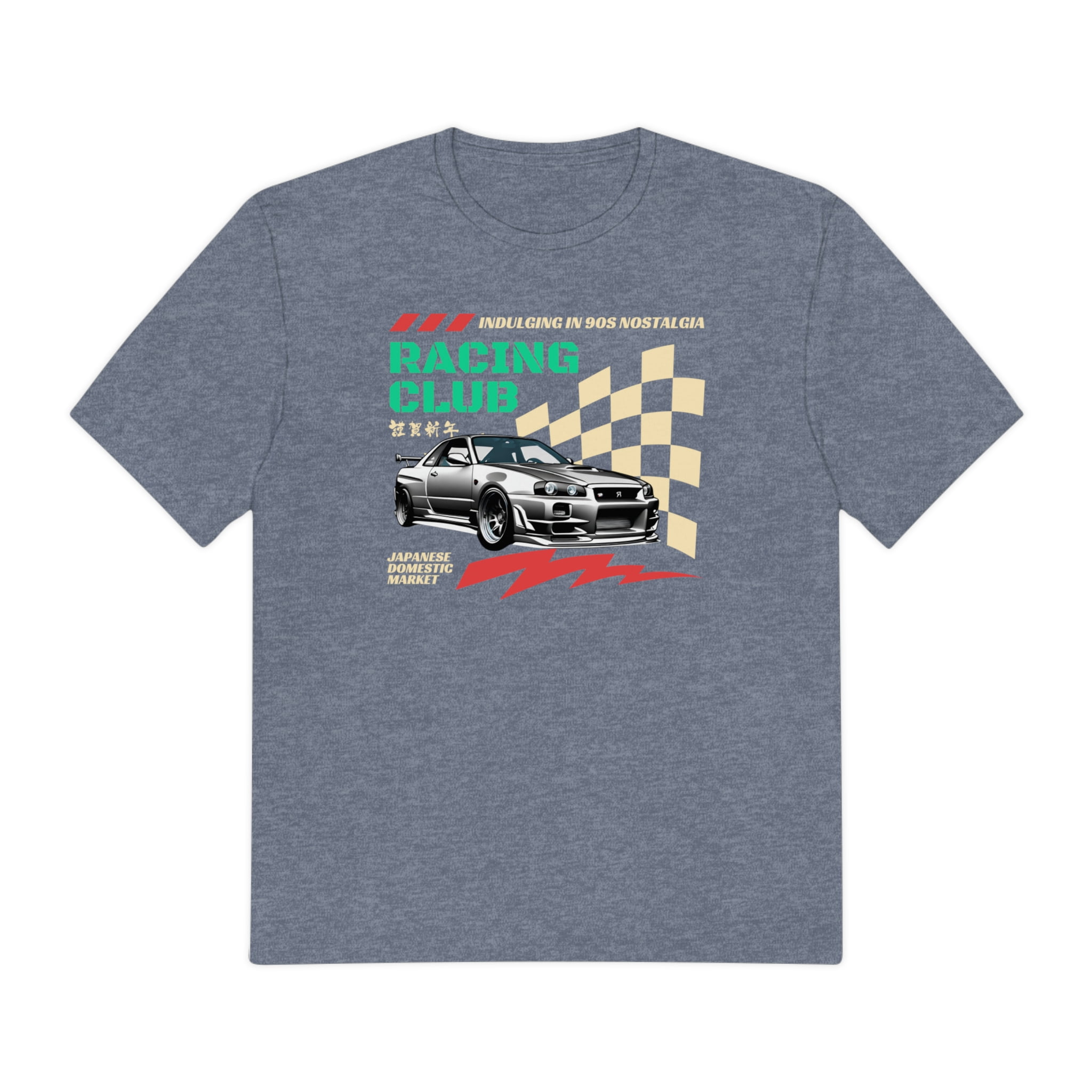 90's Nostalgia JDM Skyline T-Shirt - Racing Club Tee - Walmart.com