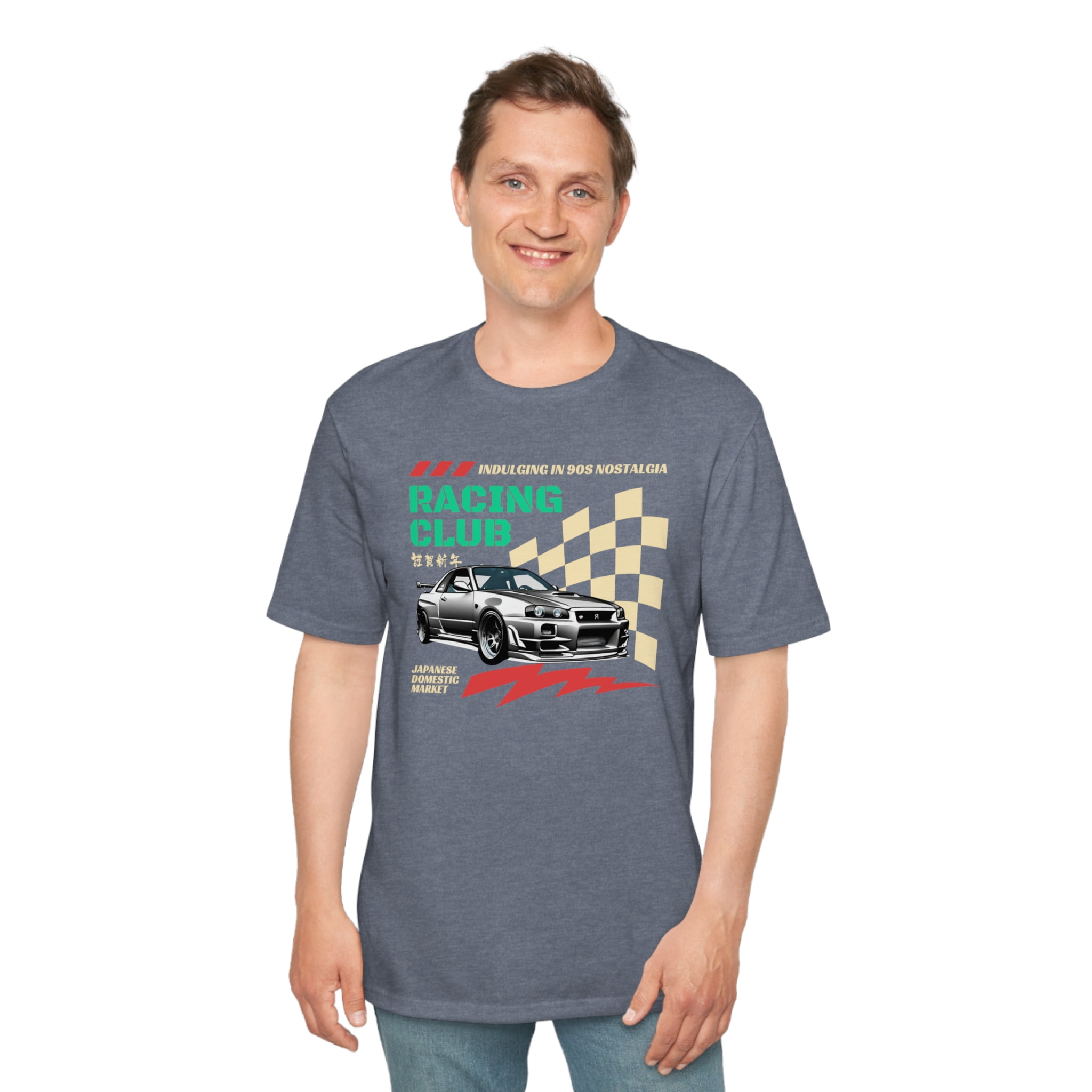 90's Nostalgia JDM Skyline T-Shirt - Racing Club Tee - Walmart.com