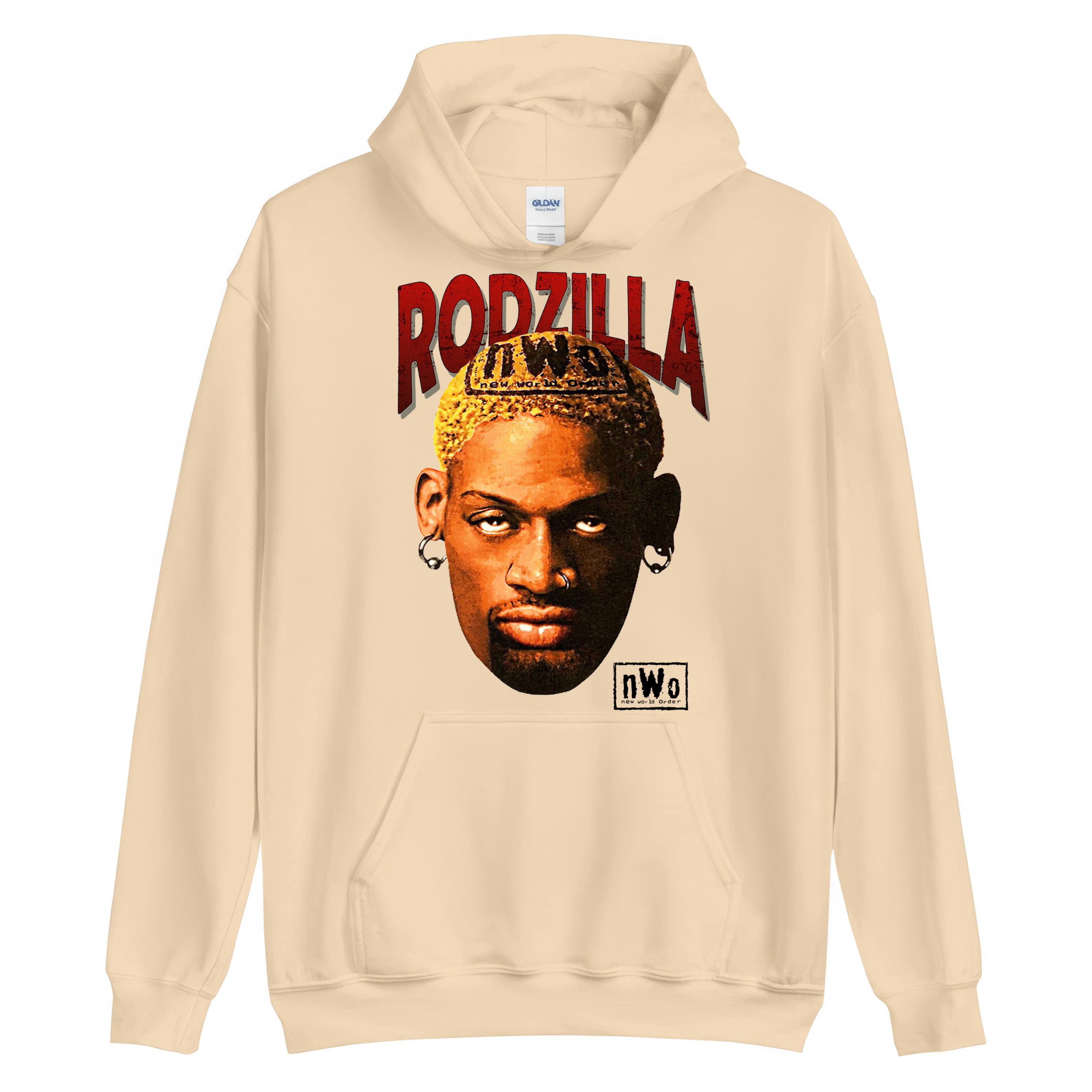 90's Rodzilla Dennis Rodman N.W.O Unisex T-Shirt, Rodzilla Shirt-TH4675 ...