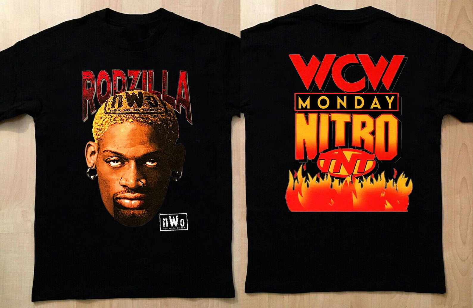 90's Rodzilla Dennis Rodman N.W.O Unisex T-Shirt, Rodzilla Shirt ...