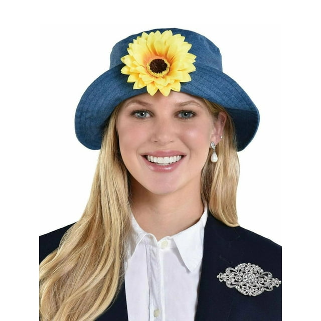 90's Style Sunflower Bucket Hat - Walmart.com