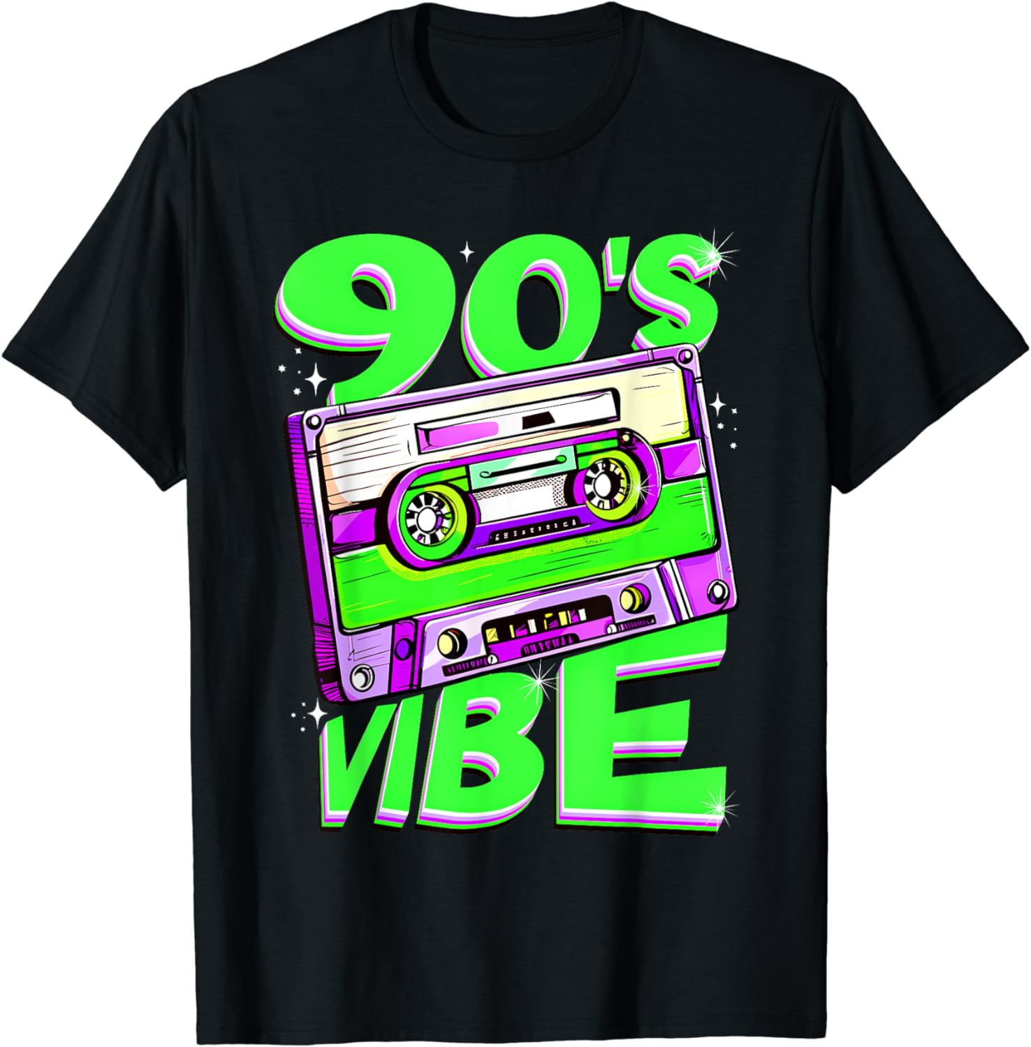 90's Vibe Tee - Retro Aesthetic 90s Costume Party - 90s Vibe T-Shirt ...
