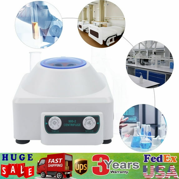 900-2 Portable Lab Benchtop Centrifuges Electric Centrifuge Machine for ...