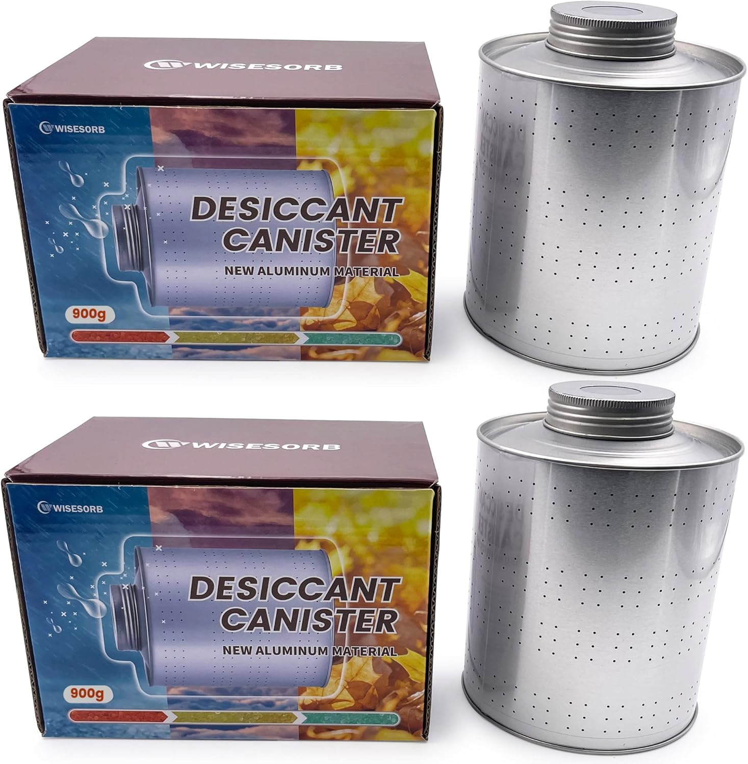 900 Gram 2 Pack Dehumidifiers for Home, Recharable Gun Safe ...