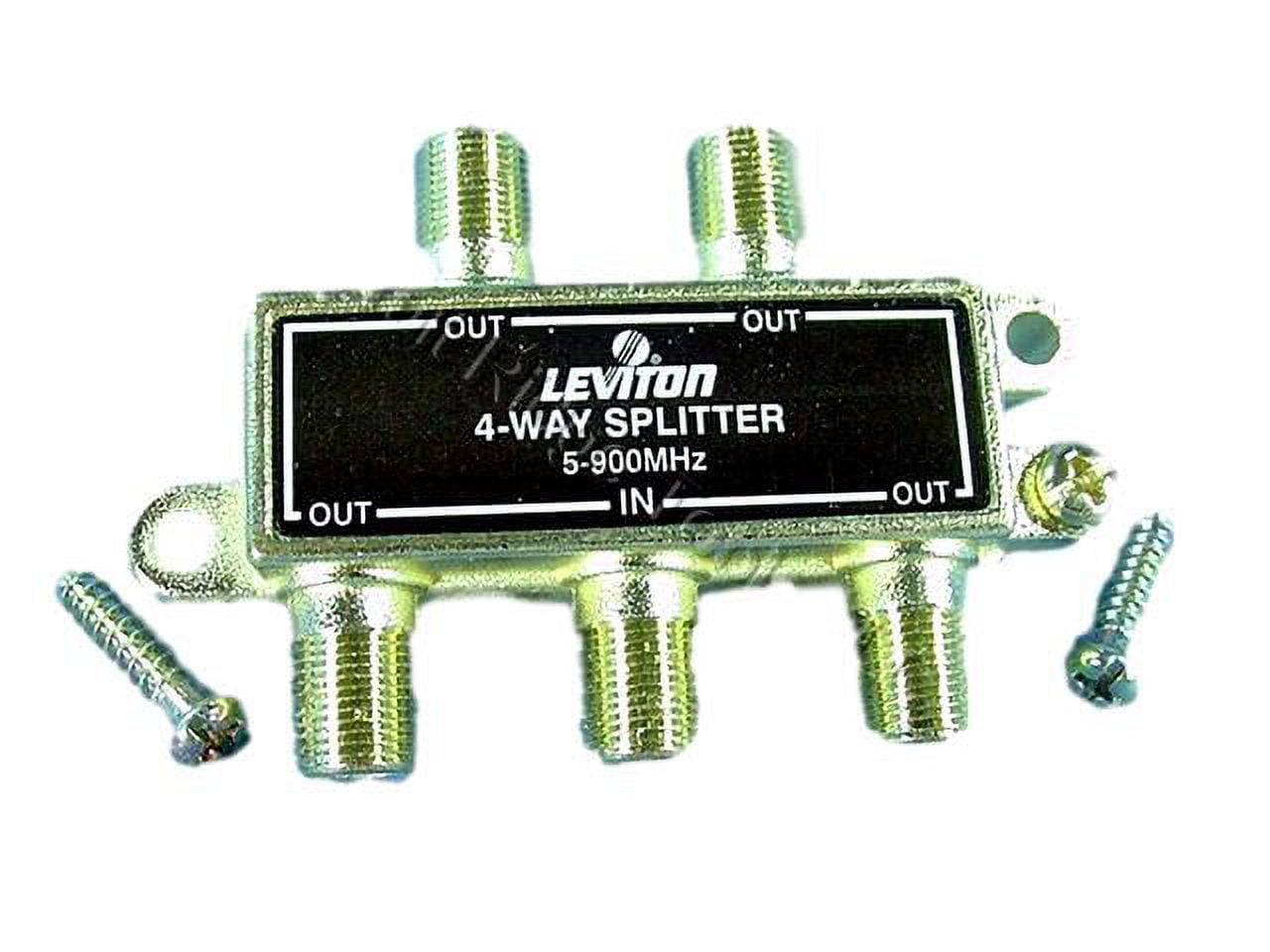 900 MHz GOLD Plated 4-Way Video Distribution Splitter C5004 - Walmart.com