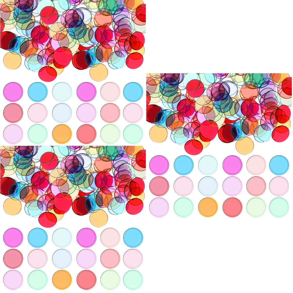 900 Pcs Bingo Chips Counting Round for Kids Classroom Magnetic Gadgets ...