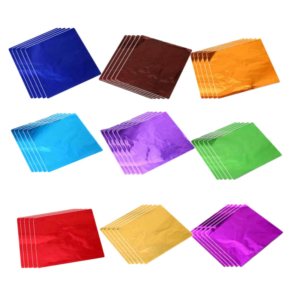 900 Pcs Chocolate Foil Candies Food Package Paper Candy Wrappers ...