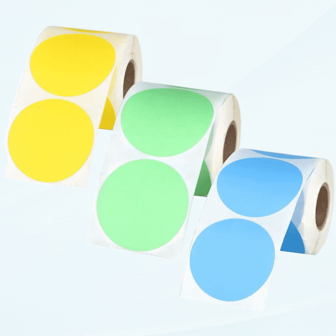 900 Pcs Circle Direct Thermal Sticker Labels, 2 Inch Thermal Printer ...