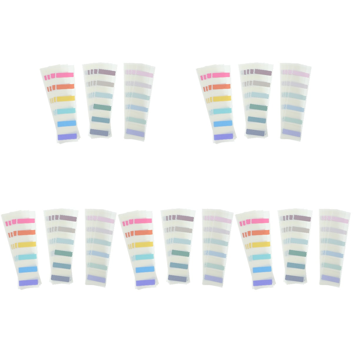 900 Pcs Colored Sticky Tabs Reading Book Tabs Self Adhesive Reading ...