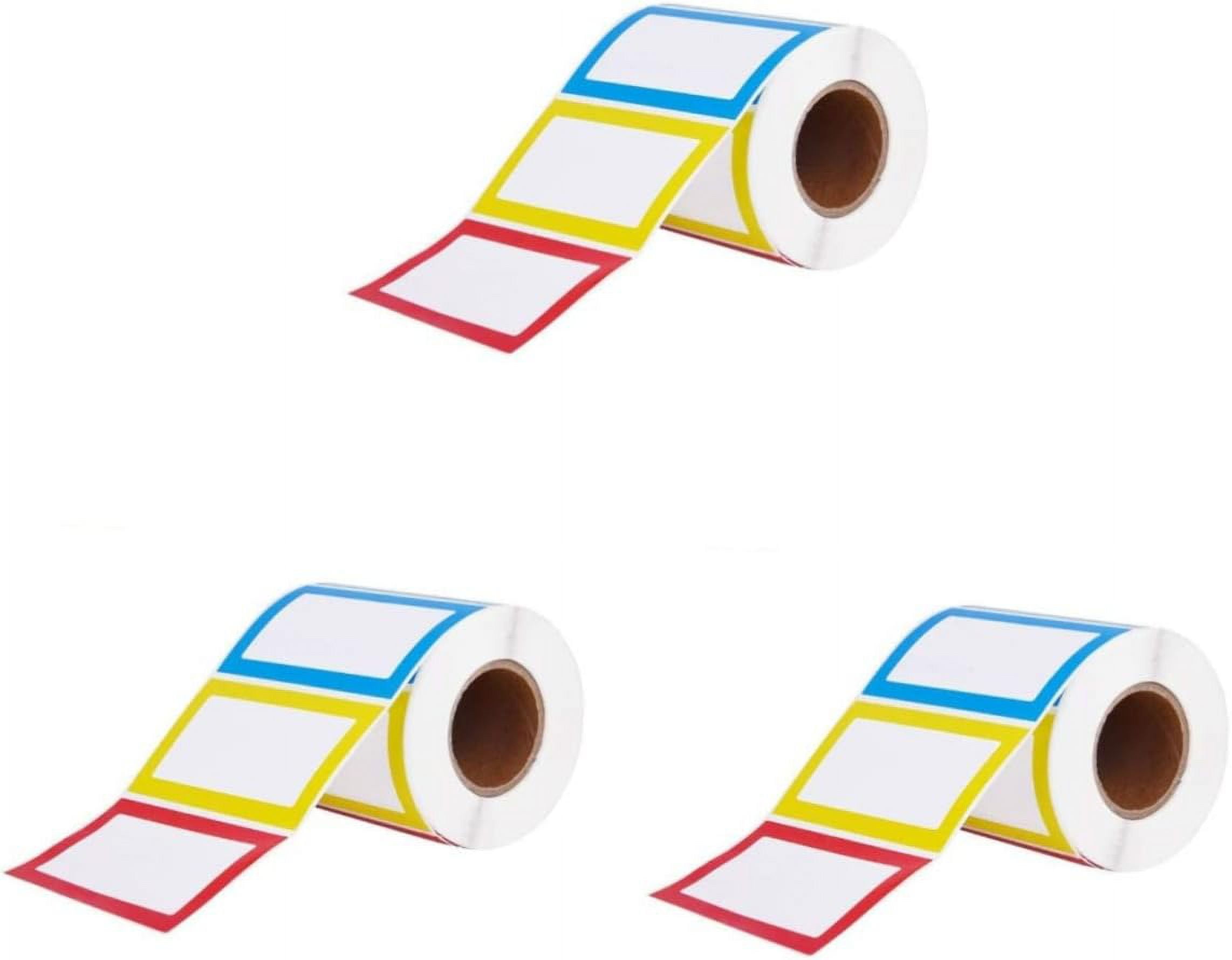 900 Pcs Plain Tags Plain Name Stickers Name Tags Office Stickers ...