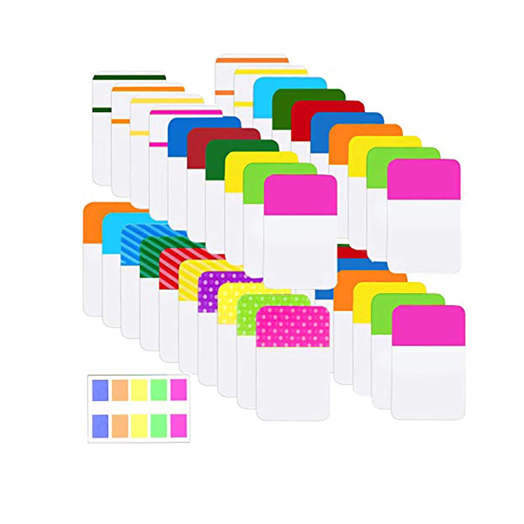 900 Repositionable Sticky Index Tabs, Writable File Flags for Books ...