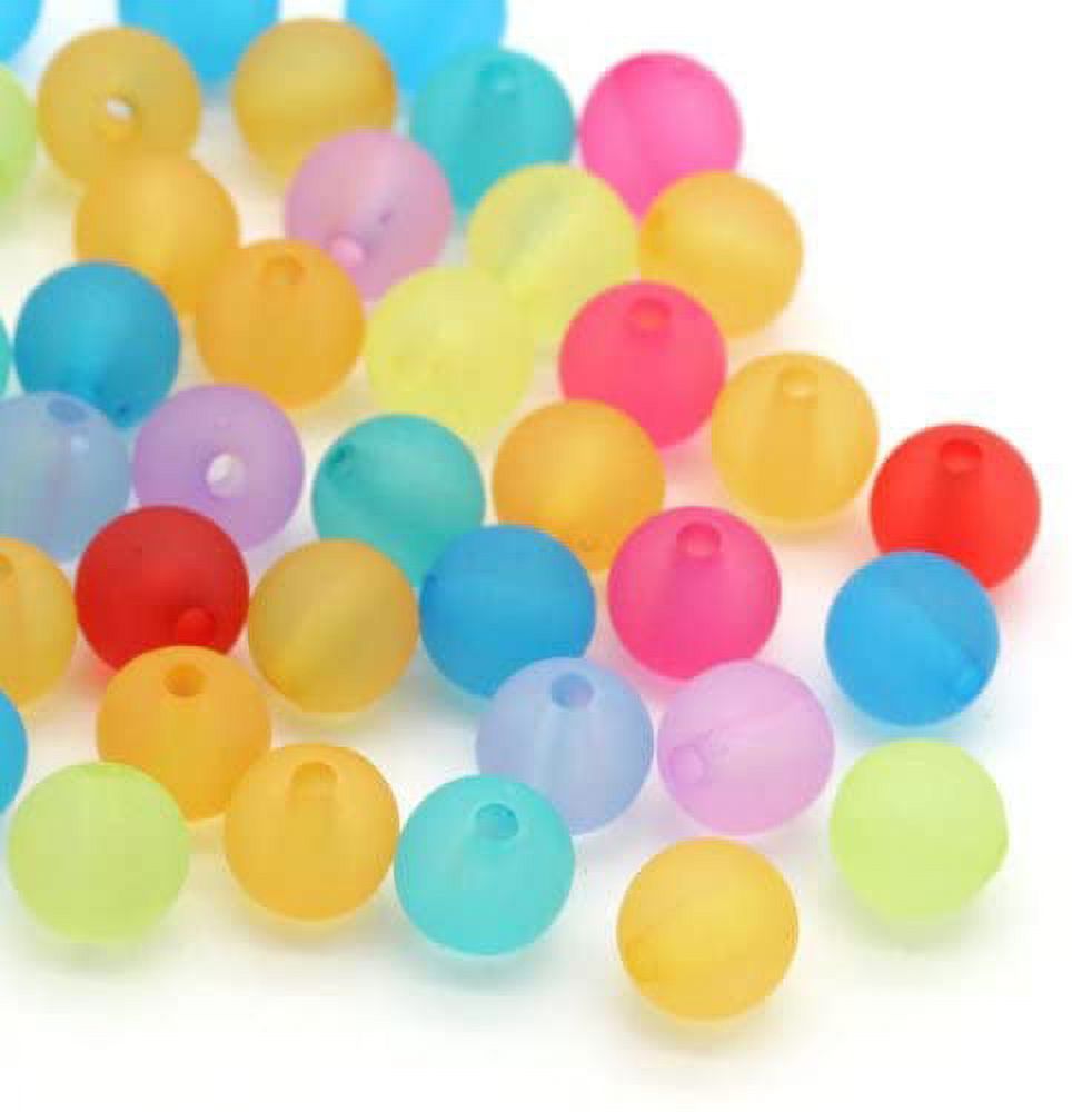 600 Pastel Seashell and Fish Shaped Acrylic Beads 17 x 8mm with 1.5mm ...