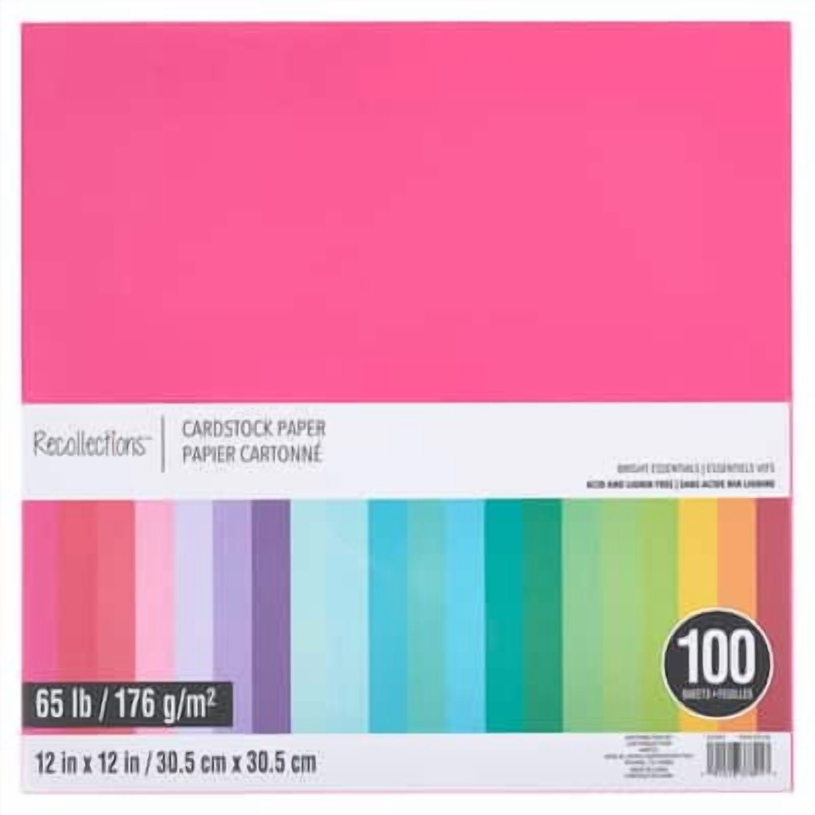 900 Sheets Essentials 12" x 12" Cardstock Paper Pad by Recollections ...