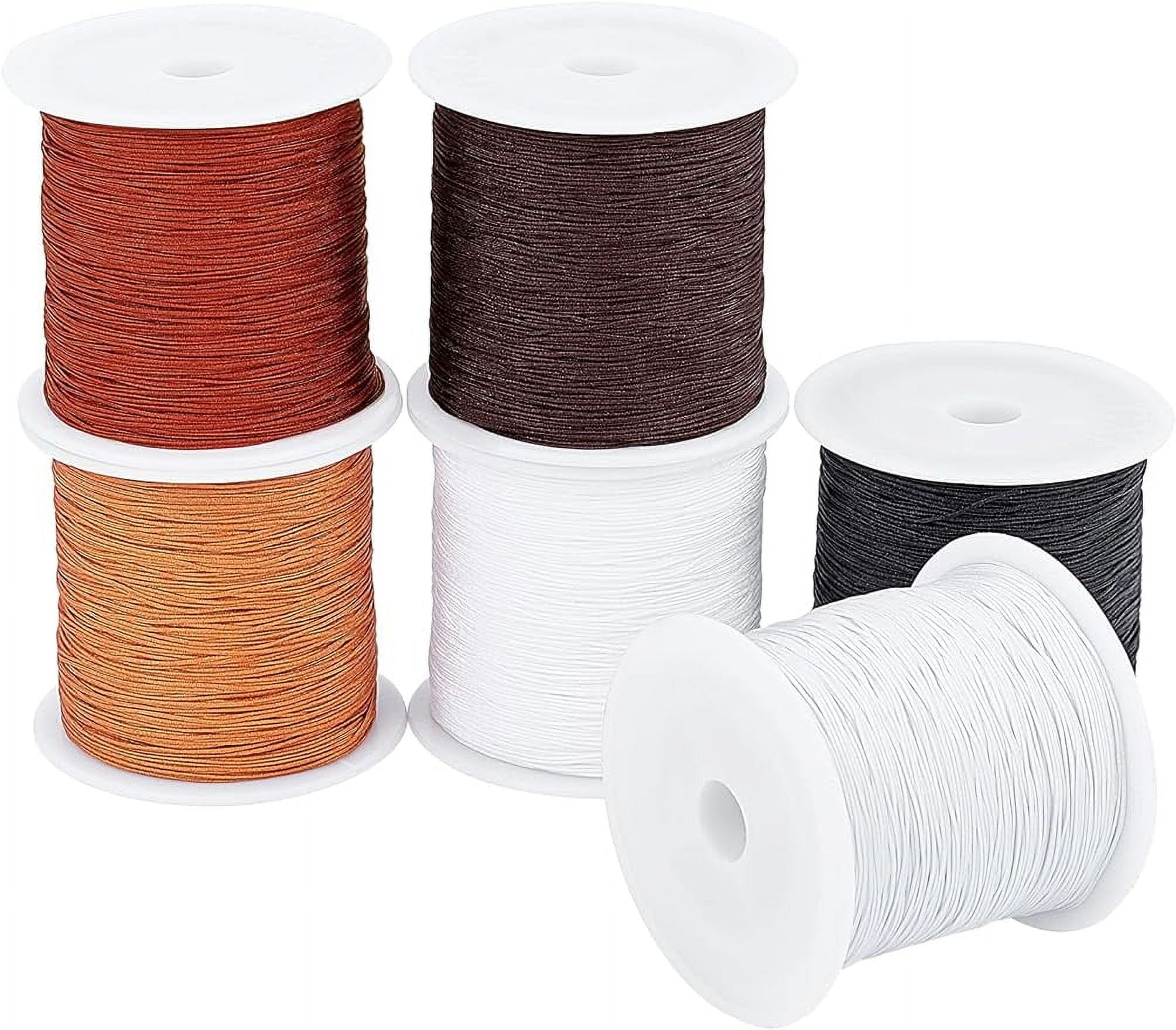 900 Yards Braided Nylon Thread 6 Colors Nylon Beading String Cord 0.5mm ...