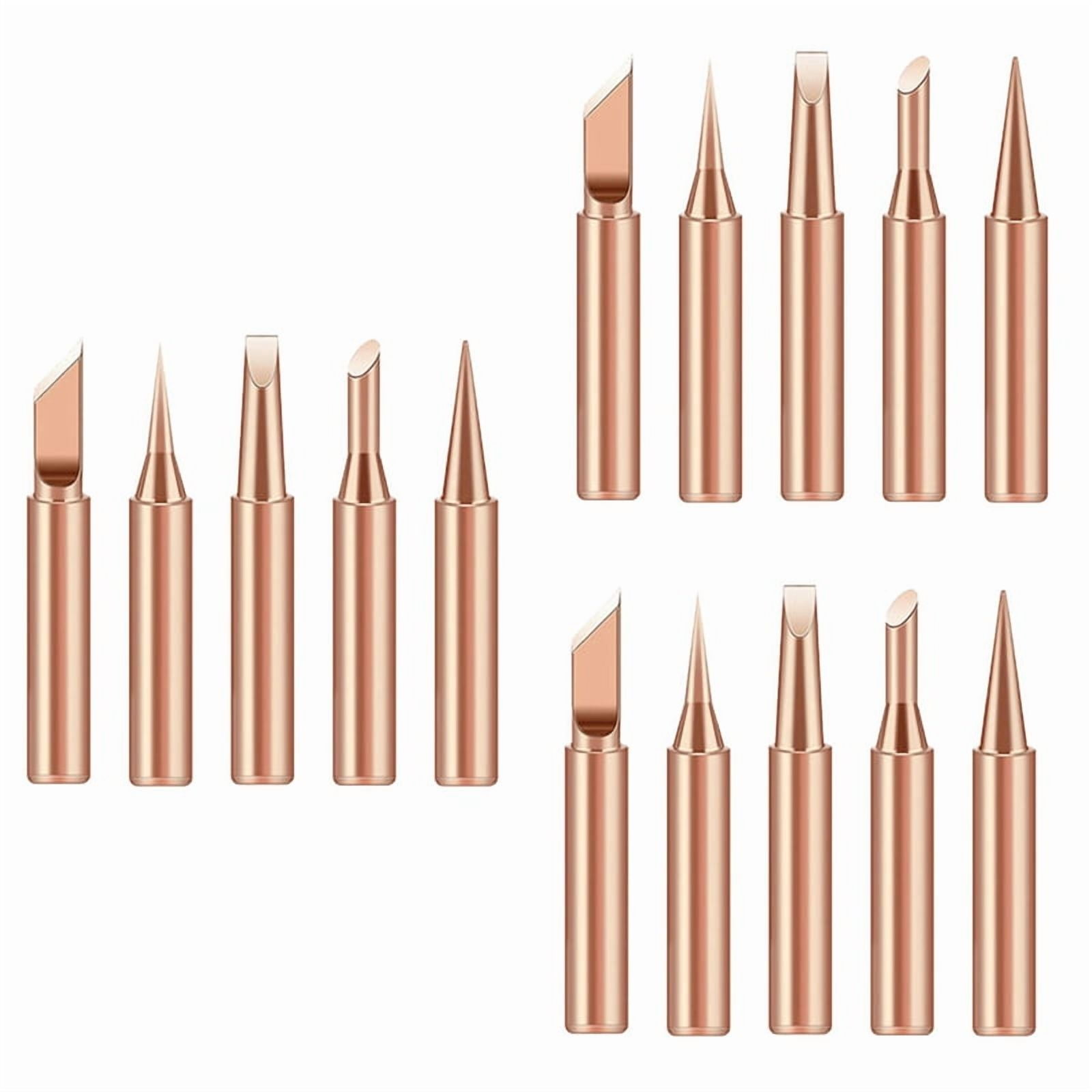 900 pure copper soldering iron tip non-magnetic welding soldering heads ...