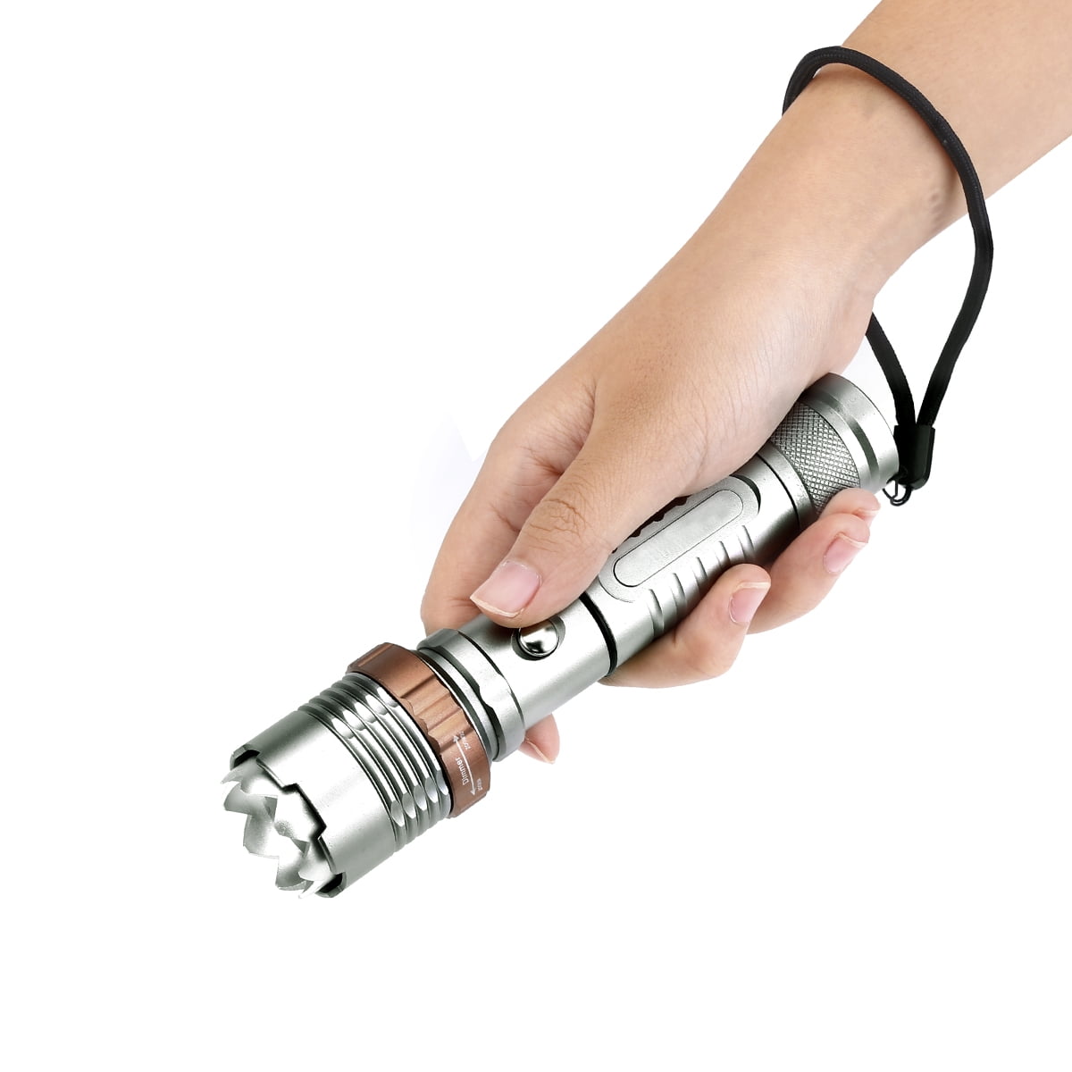 900000LM Rechargeable Camping LED Flashlight T6 Police Camping Zoom ...