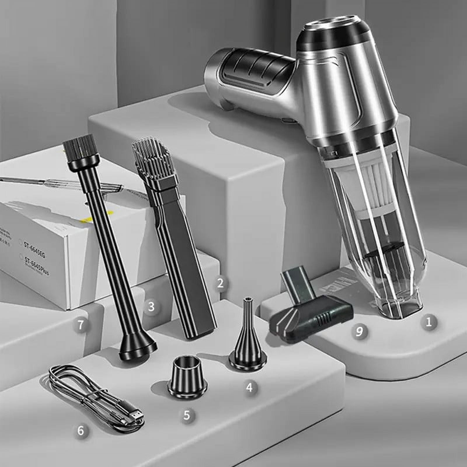 9000PA 2-in-1 Cordless Handheld Vacuum & Blower Lightweight Portable ...