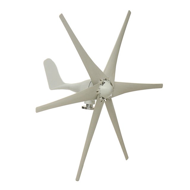 9000W Horizontal Wind Generator 12/24/48V 6 Blades Wind Turbines ...