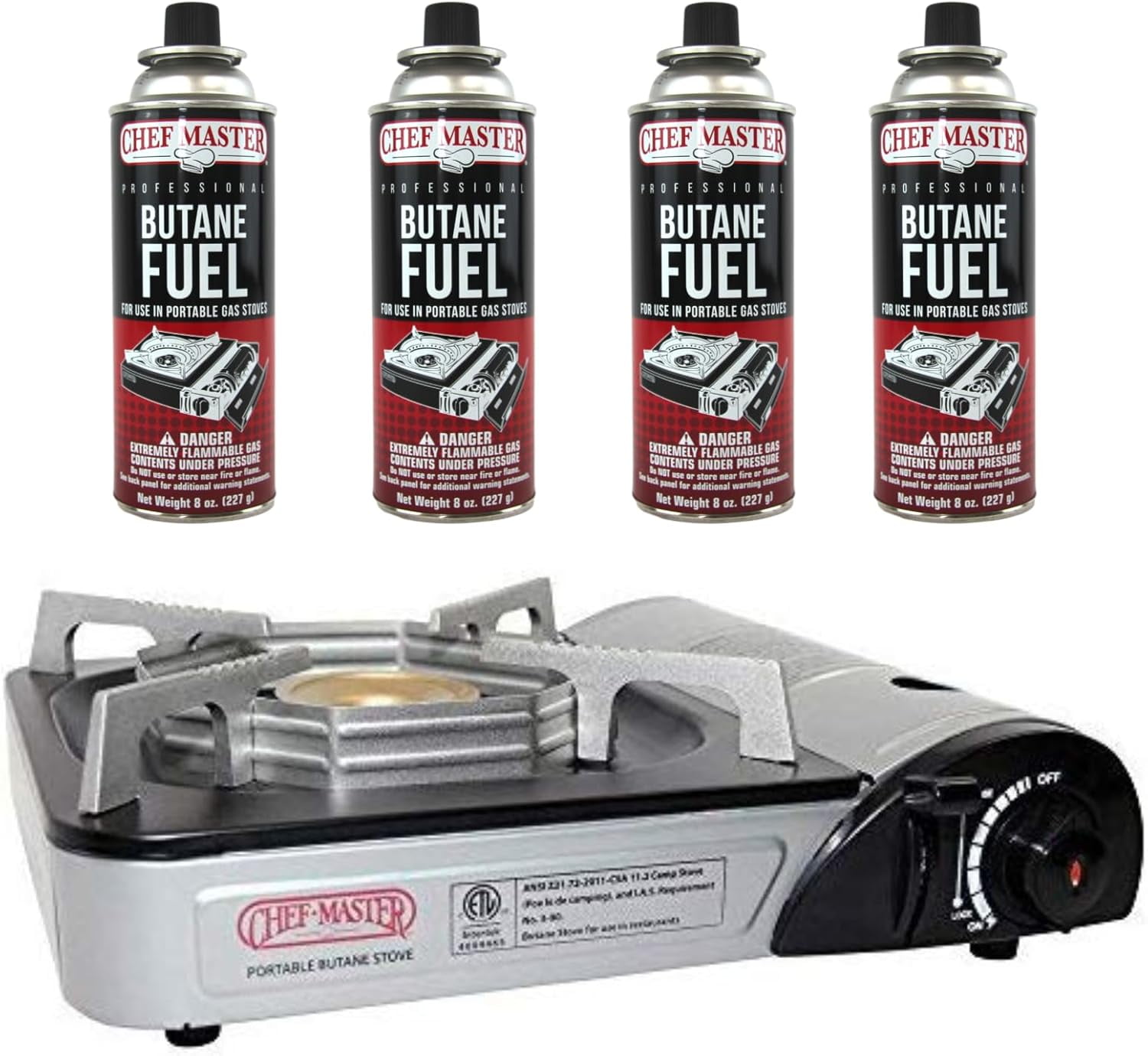 90011 Butane Countertop Stove | 10 000 BTU Portable with Carry Case ...
