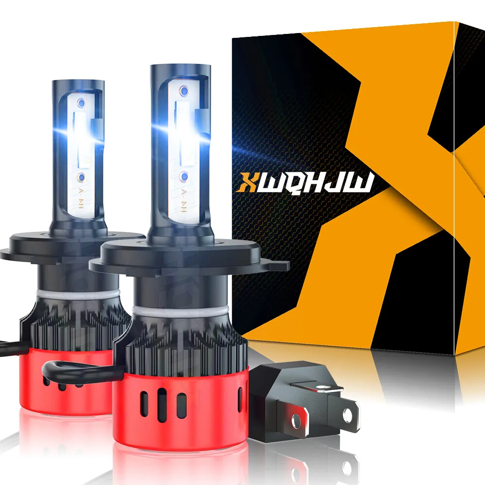 9003/H4 LED Bulbs,Fog Lights, Dual Beam,100W 10000LM, 6000K Xenon White ...