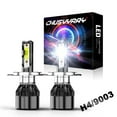 9003 H4 LED Headlight Bulbs Dual Light Conversion Kit High Low Beam ...