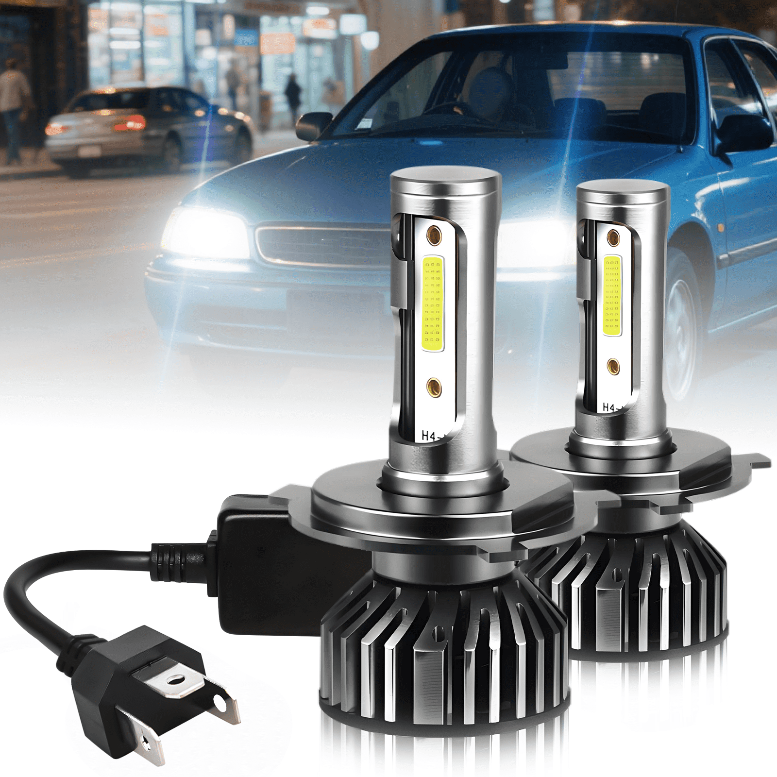 9003 LED Headlights Bulb fits 1998-2002 Chevy Prizm High Low Beam Set ...