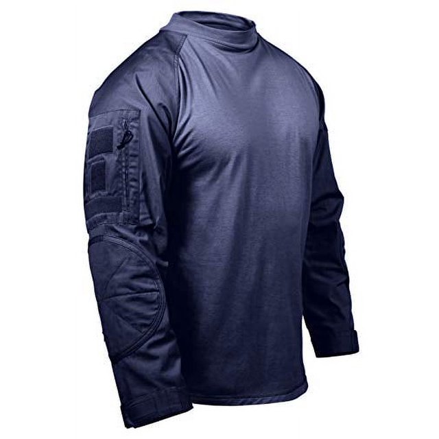 90035 Navy Blue Military Combat Shirt - Walmart.com