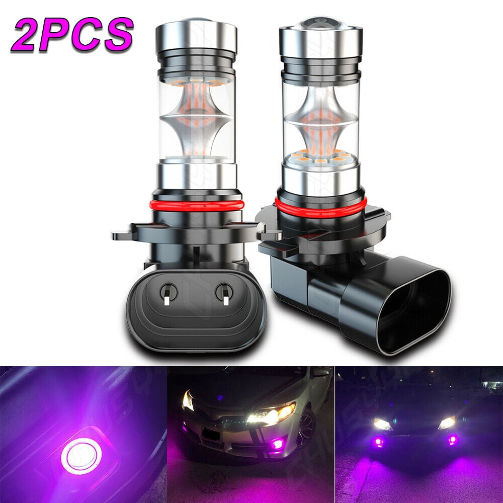 SYJIIP 9006 HB4 Purple LED 14000K Automotive Bulb 2 Pack - Walmart.com