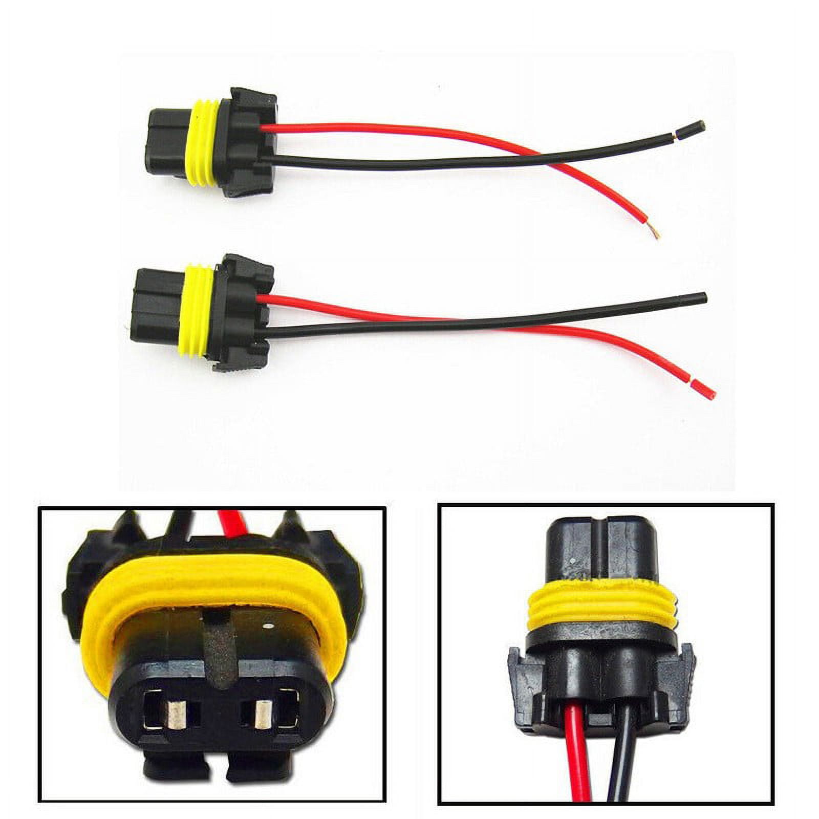 9005 9006 Adapter Wiring Harness Sockets Wire for Headlights Fog Light ...