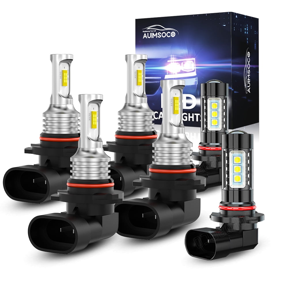 9005 9006 H10 LED Headlight Hi-Low Beam Fog Light Combo For GMC Canyon ...