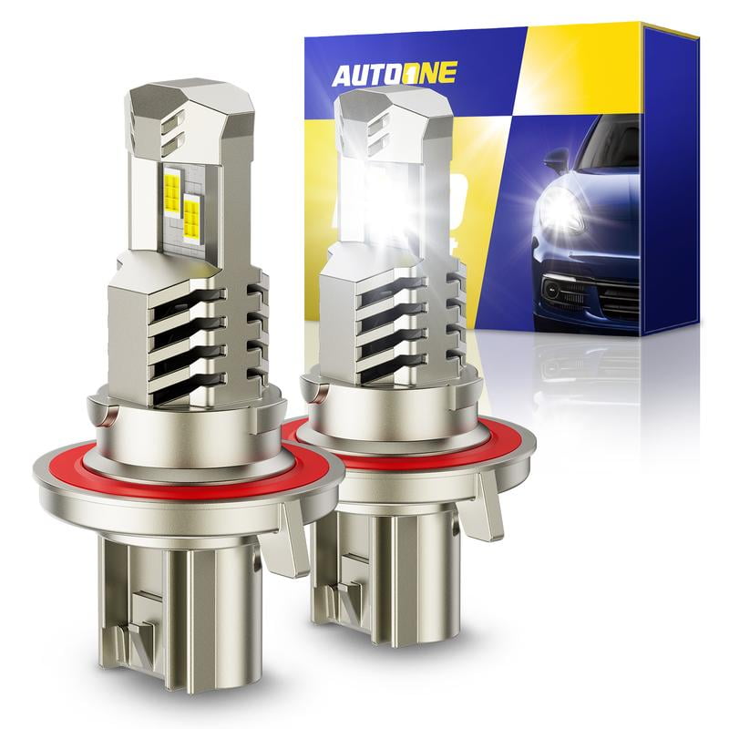 9005/9006/H4/H7/H13/9012 LED Headlight Bulb, Upgraded High Lumen, 1:1 ...