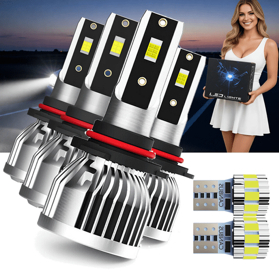 9005 9006 LED Headlight Bulb Combo For Toyota Camry 2000-2006，Direct ...