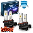 9005 9006 LED Headlight Bulbs Combo, High Low Beam Replacement, 3800LM ...