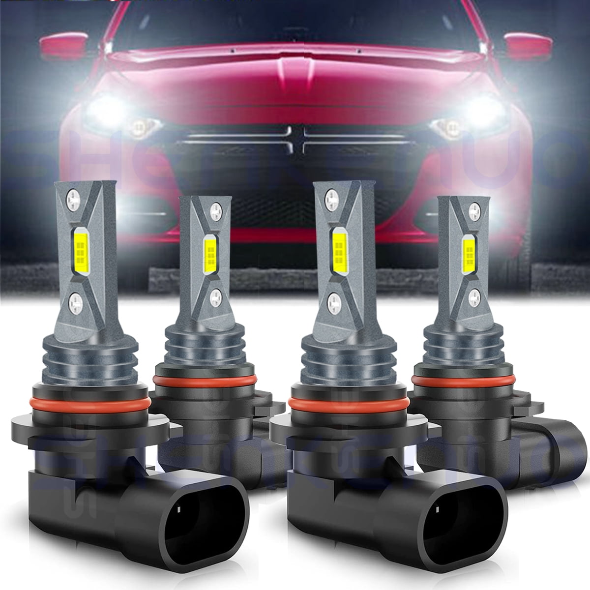 9005 9006 Led Headlight Bulbs for Toyota Rav4 2006-2011 2012 high/low ...