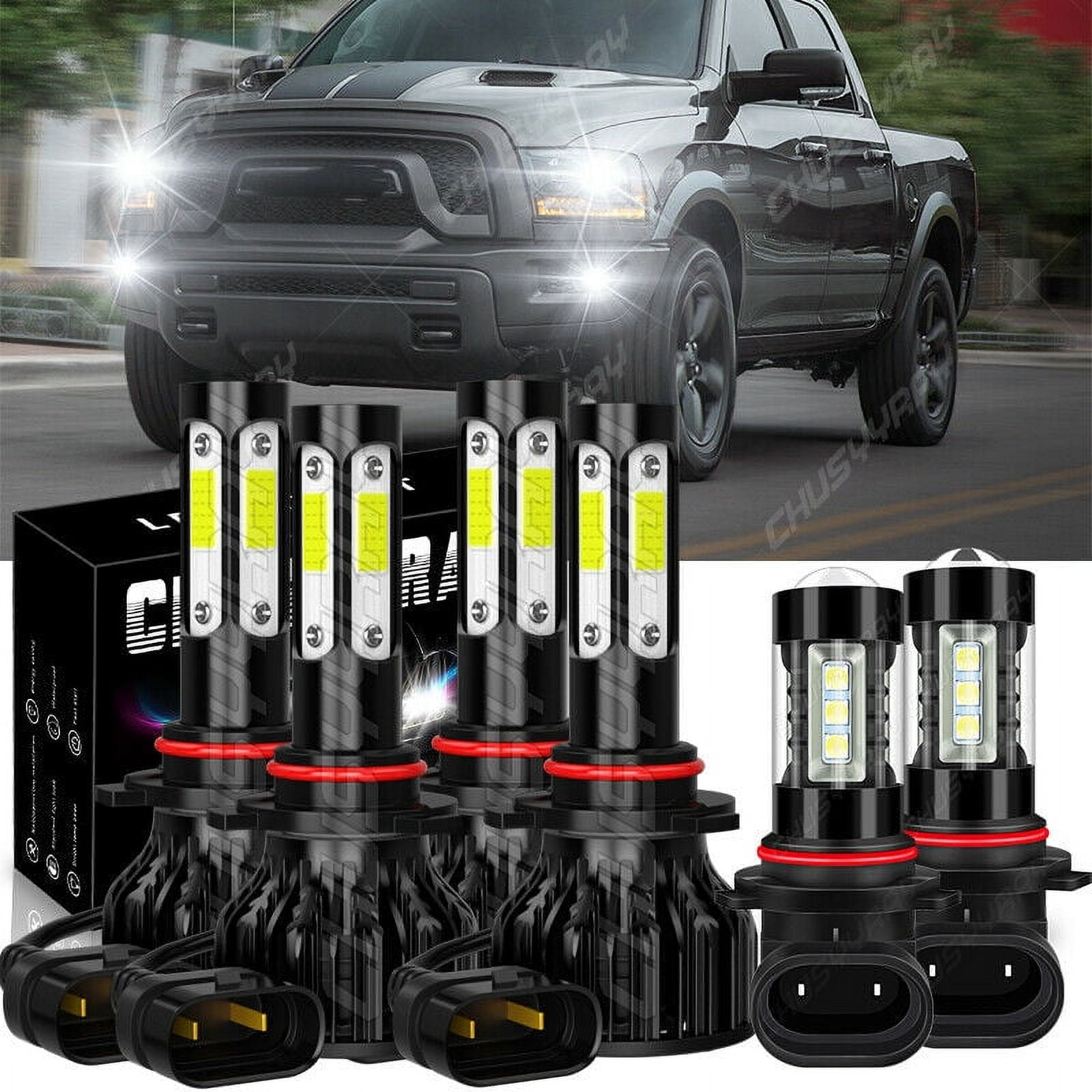 9005 9012 9006 LED Headlight Kit Conversion Kit High and Low Beam Bulbs ...