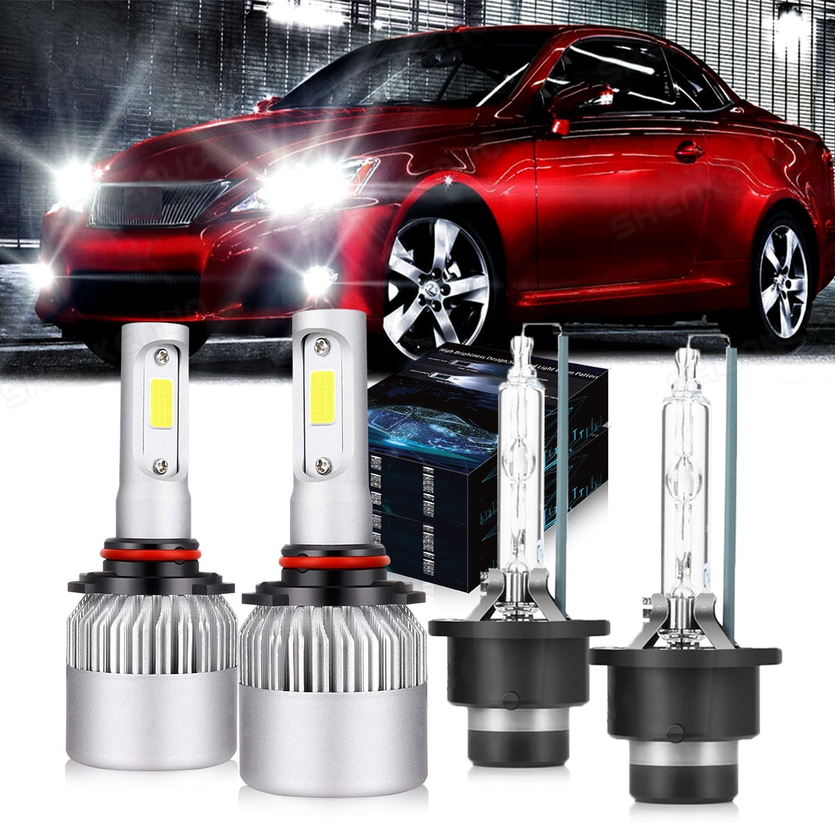 9005 D4S Xenon bulbs for 2007-11 Lexus GS350 GS450H LS460 LED ...
